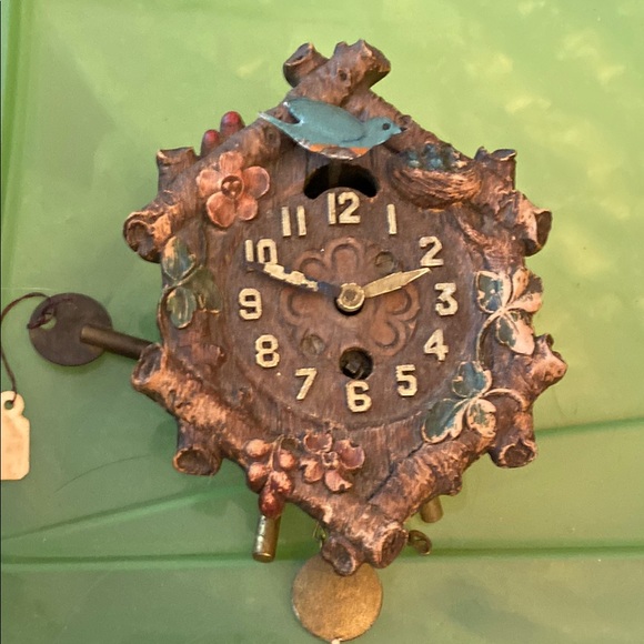 Wall Decor | Vintage Keebler Watch Co Cuckoo Clock With Blue Bird And ...